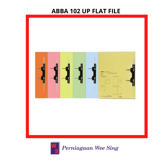 [WEE SING] *READY STOCK* ABBA 102 U-Pin Flat File/Paper File/ Spring ...