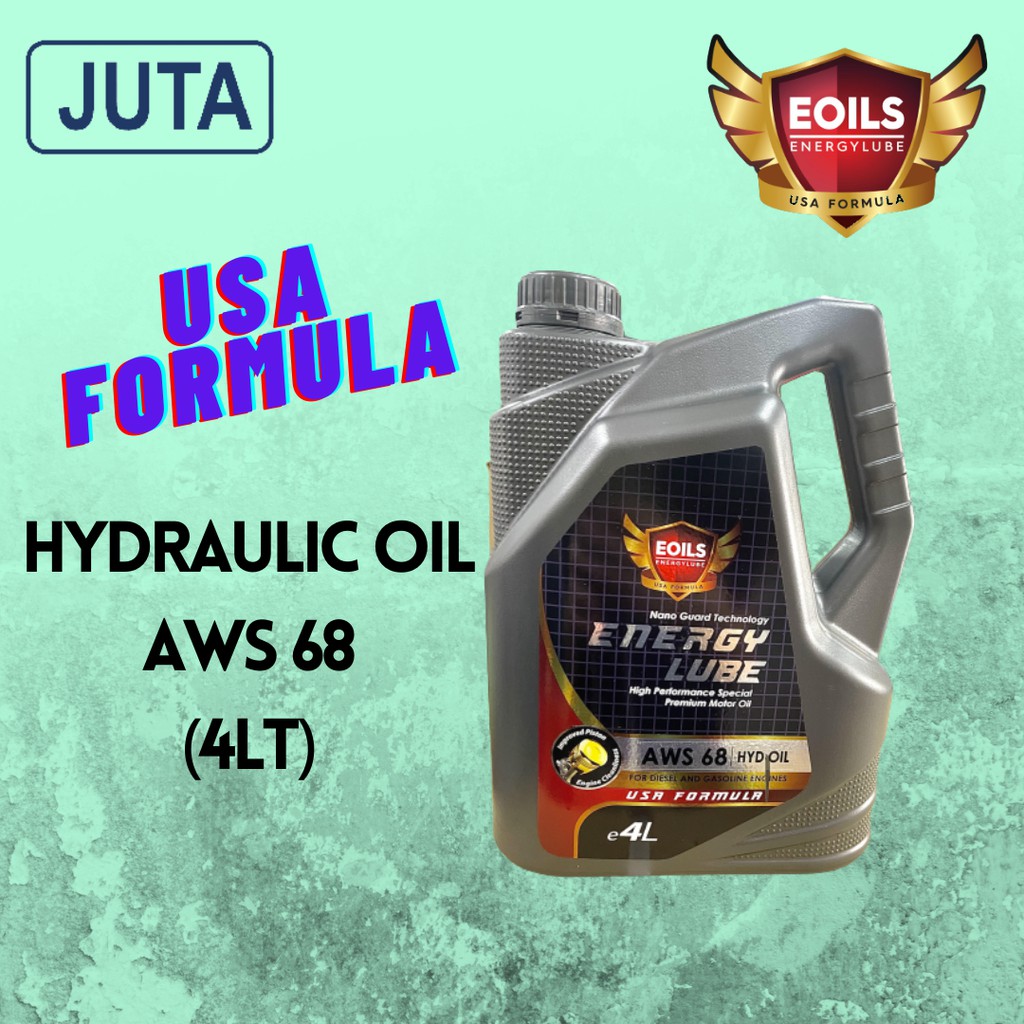 EOILS HYDRAULIC OIL AWS 68 (4 LITRE) HIGH PERFORMANCE PREMIUM MOTOR OIL ...