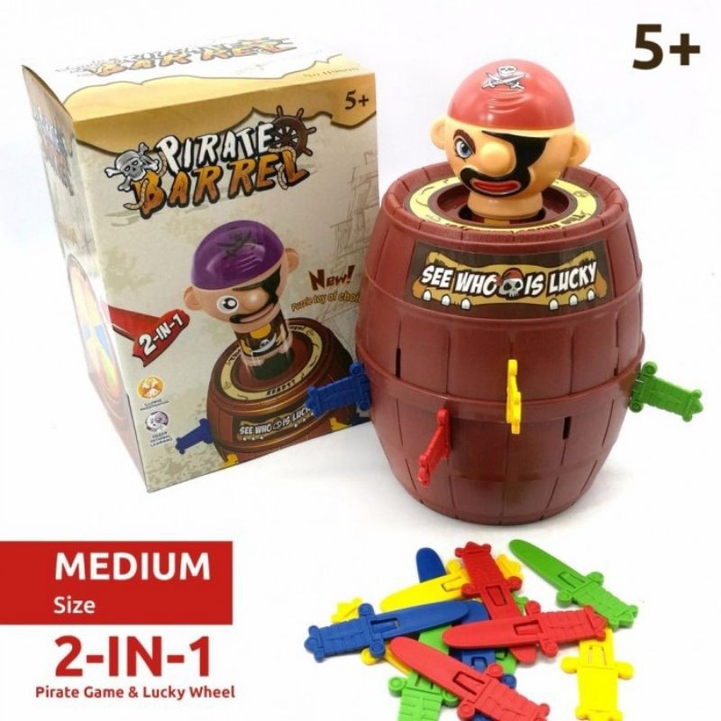 PIRATE BARREL POP UP TOYS DRINKING PARTY GAME | Shopee Malaysia