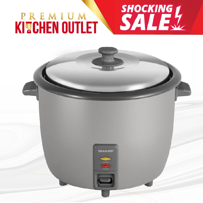 Sharp 2.2L Conventional Rice Cooker KSH228SPK | KSH228SSL | Non-Stick ...