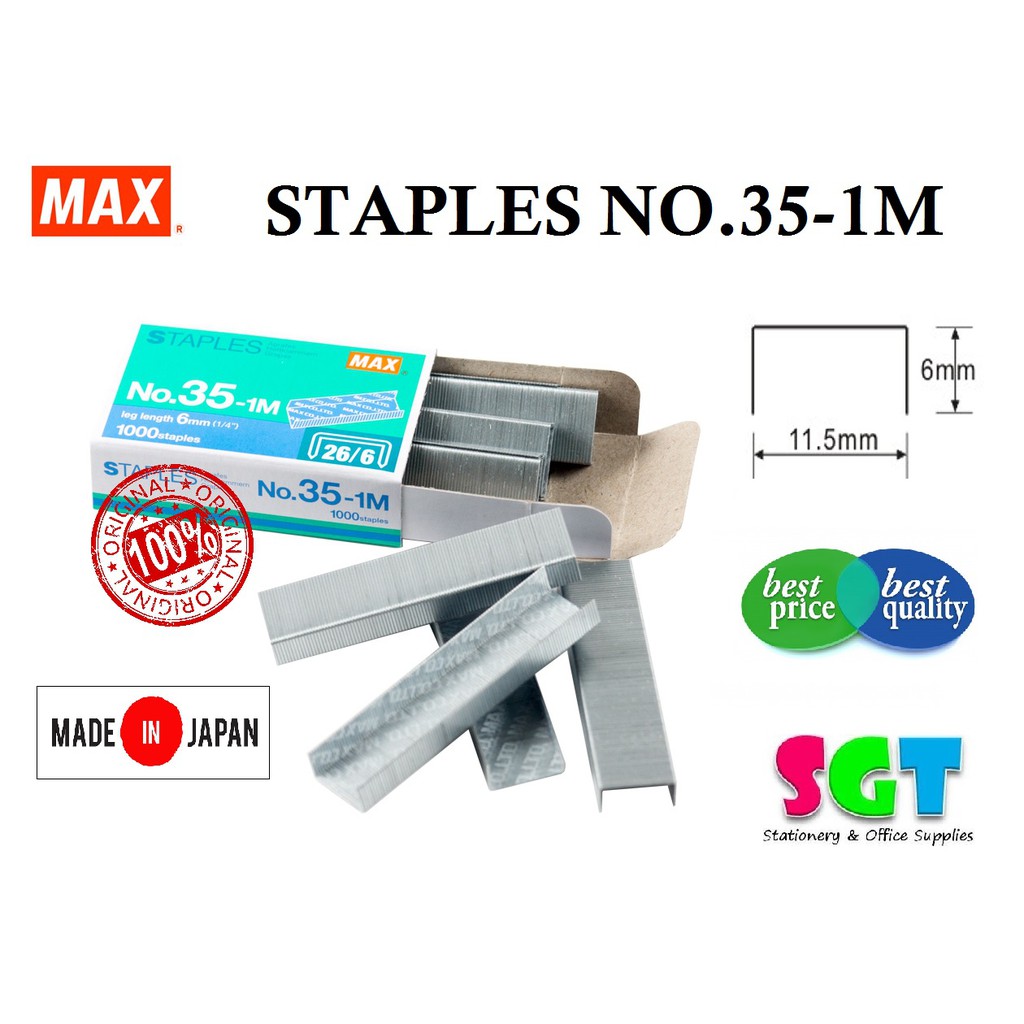 MAX Staples No.35-1M ( 1 pc only ) | Shopee Malaysia