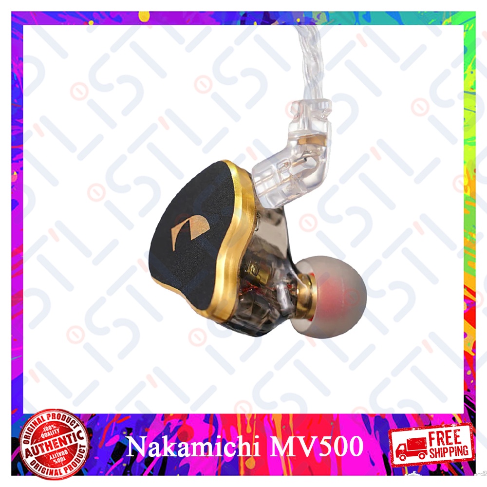 Nakamichi MV500 Dynamic 4 Balanced Armature Driver In-Ear Earphones ...