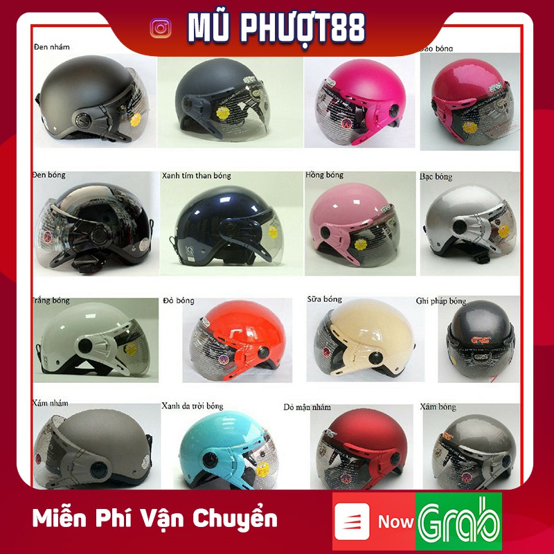 Grs A33K helmet in all colors - Half-head helmet Taiwan & Vietnam Made ...