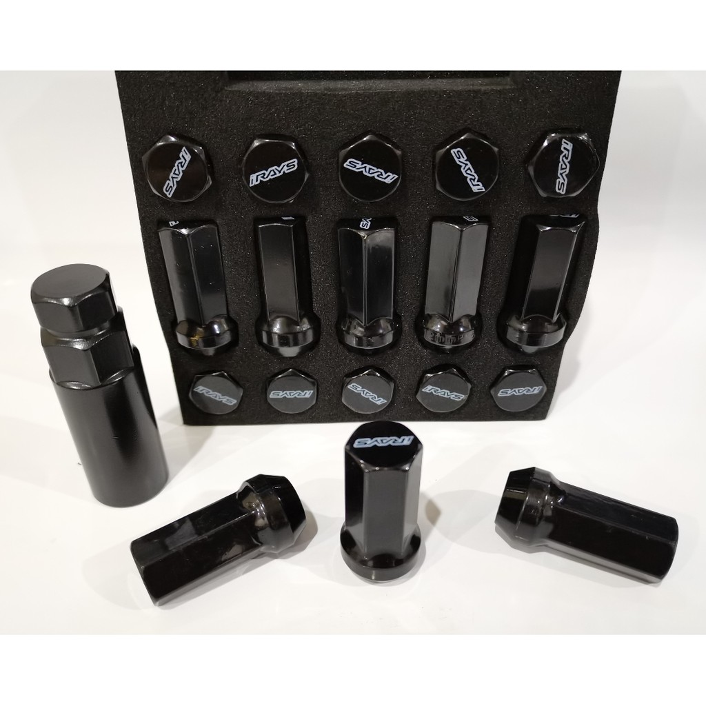 NEW Steel iRays 45mm IRAYS HIGH PERFORMANCE RACING NUT RAYS HYPER LUG ...