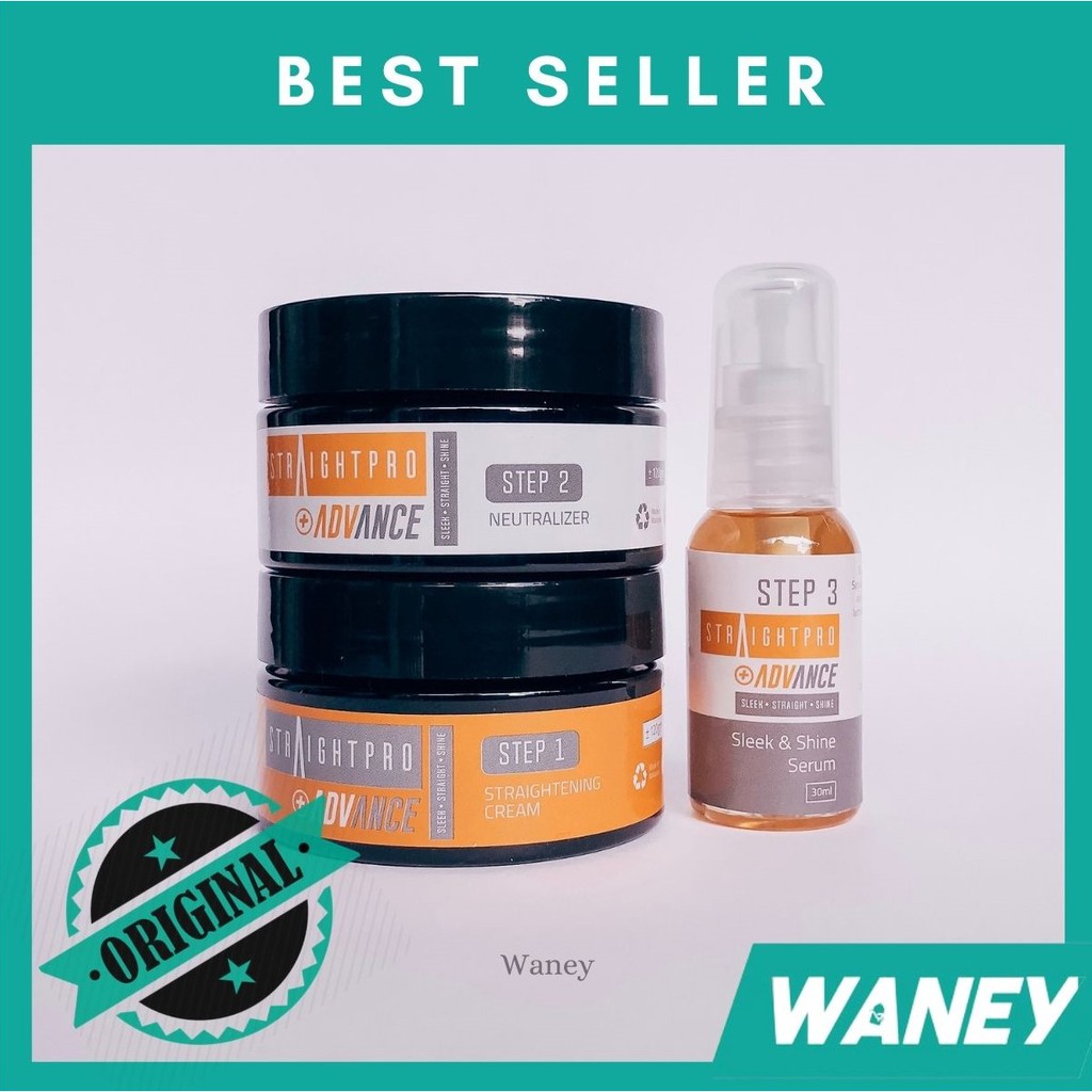 🔥NEW【2022】ORIGINAL🔥 STRAIGHT PRO Hair Straightening Set 3in1 (HOT) Krim ...