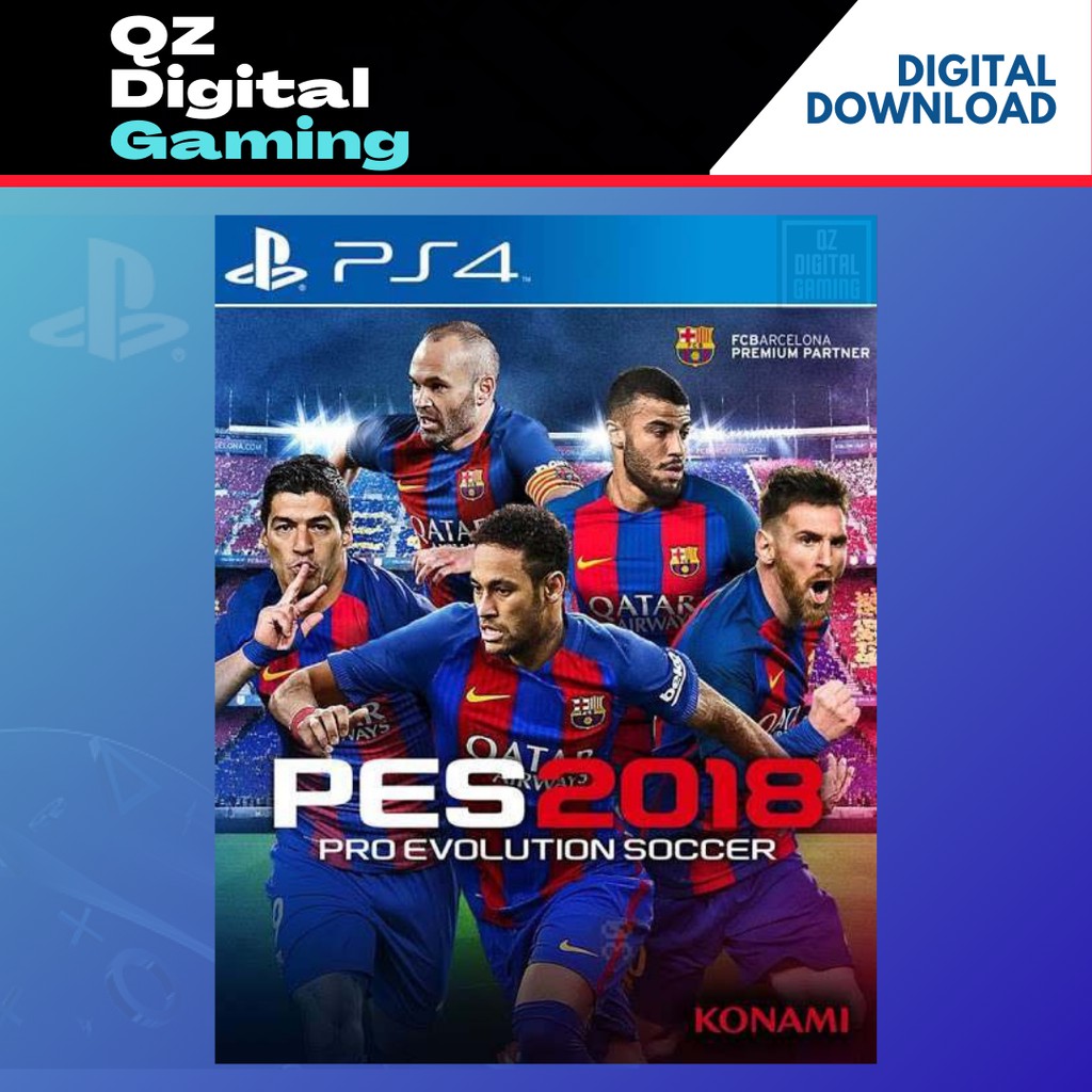 Ps4 PES 2018 Digital Download | Shopee Malaysia