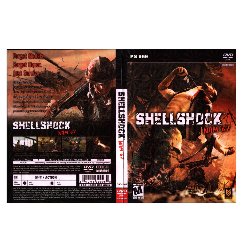 PS2 GAME COLLECTION SHELLSHOCK NAM 67 | Shopee Malaysia