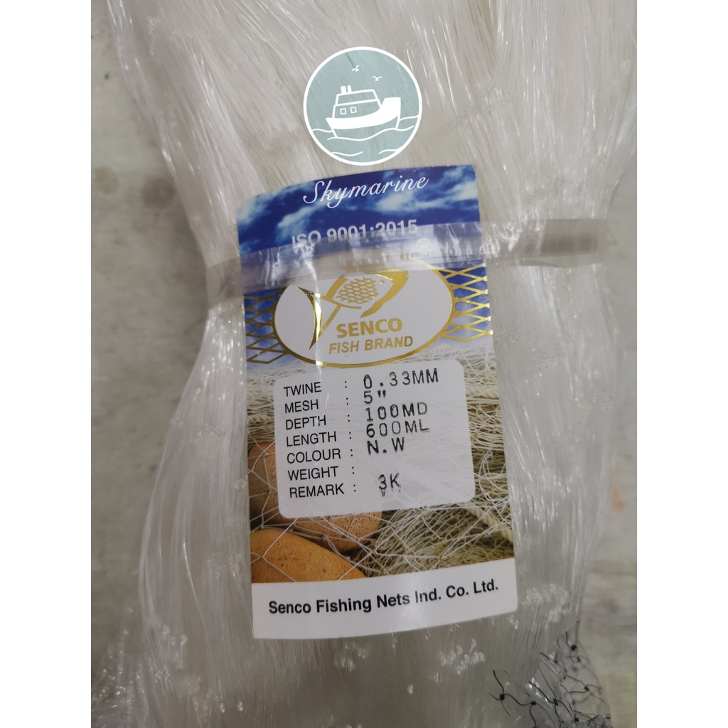 0.33mm X 5 inch X 100md X 600ml Mata Melintang (ISI KOSONG) Jaring ...