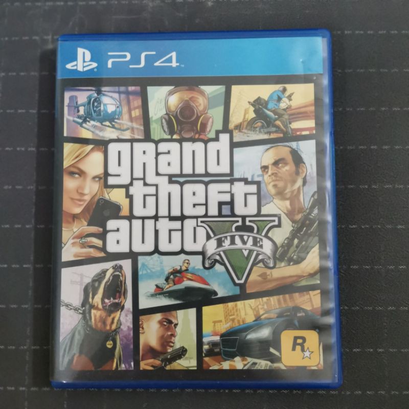 (Ready Stock) (Physical Disc) [PS4 Used Game] GTA 5 Grand Theft Auto™ V ...