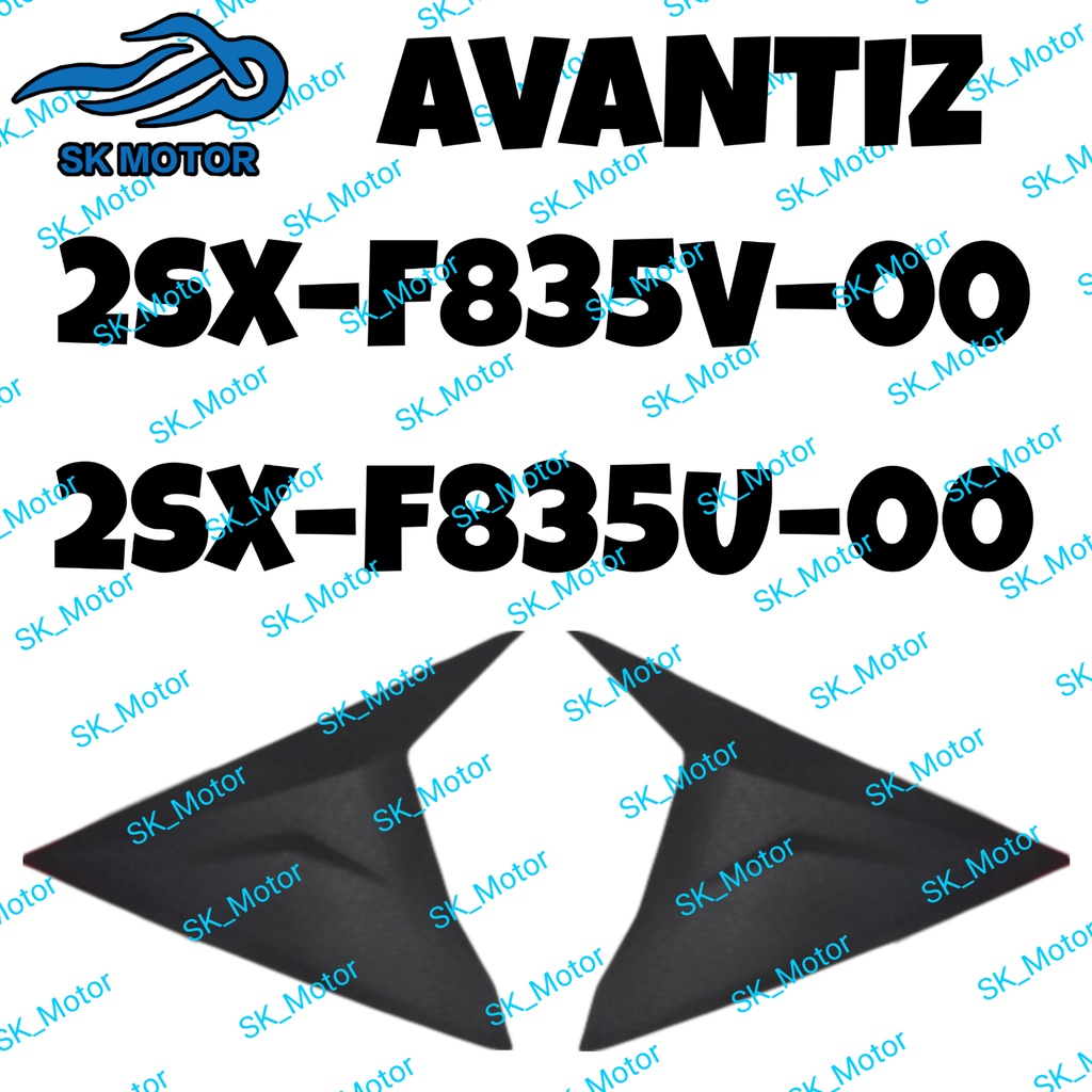 Yamaha EGO AVANTIZ Original Inner Cover Full Set Kaver Hitam Meter Tank ...
