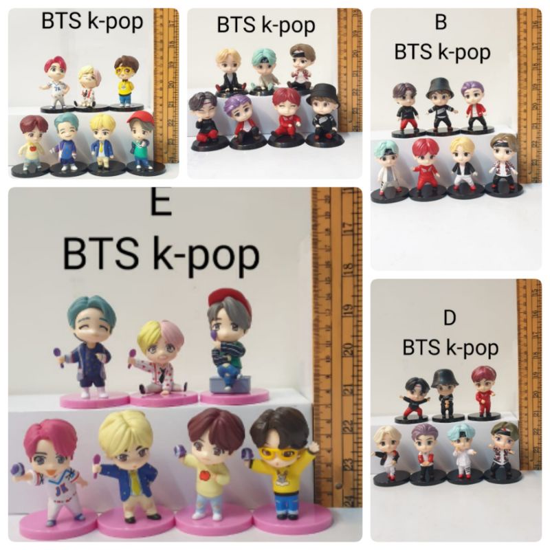 Figure set of 7 bts kpop topper toy display | Shopee Malaysia