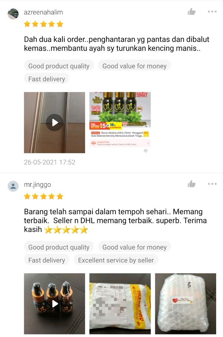 Stevia Fadana 10ml Pengganti Gula Untuk Kencing Manis Diabetes Diet ...