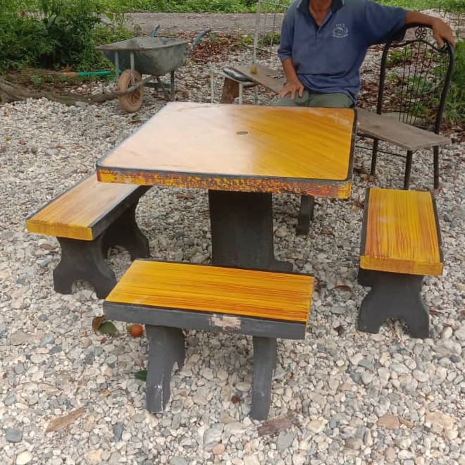 Meja Batu dan Kerusi / Stone Table and Chair | Shopee Malaysia