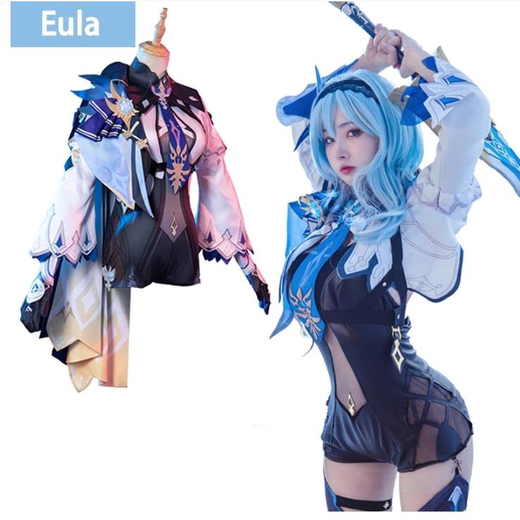 Eula Cosplay Uniform Game Genshin Impact Eula Cosplay Sexy Costume ...