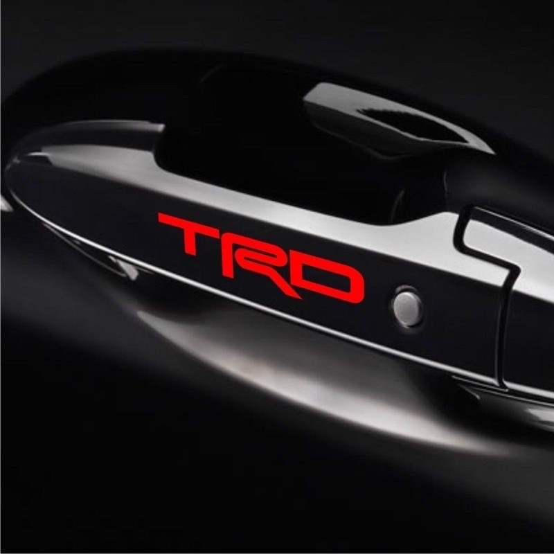 4Pcs Toyota TRD Door Handle Wheel sticker decal C-17 | Shopee Malaysia