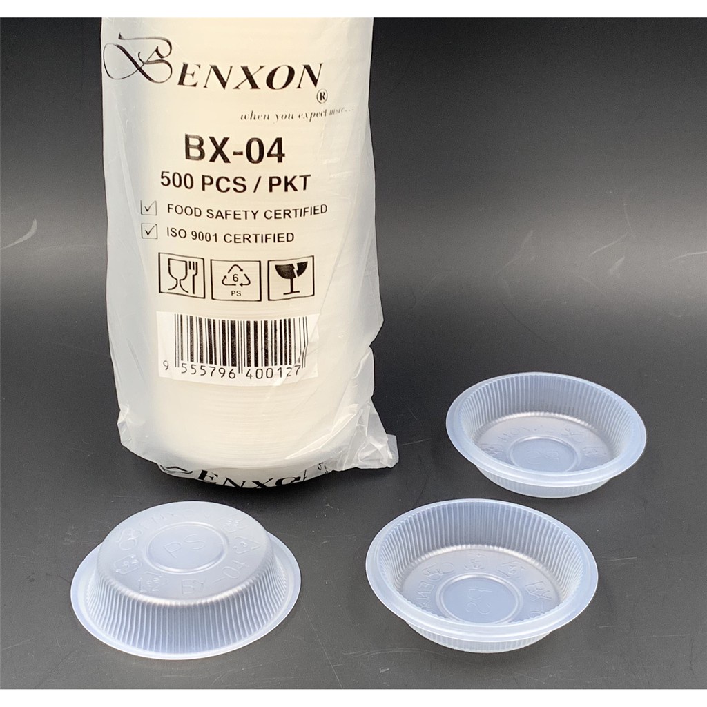 BENXON BX-04 Chili Plate [ 500pcs± ] Disposable Sauce Plate PP Plastic ...