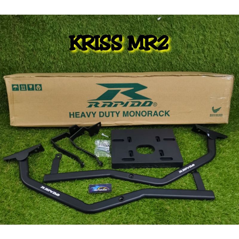 RAPIDO RACING MONORACK SPORT BONUS/ CLASS/DREAM110/KRISS/K120/MR2/MR3/SRL/SRL115FI/VF3I/WAVE125 ...