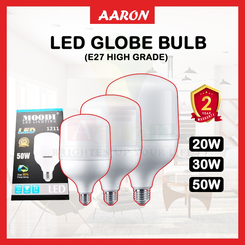 LED Bulb 20W 30W 50W Daylight Big Bulb High Quality High Power Factor ...