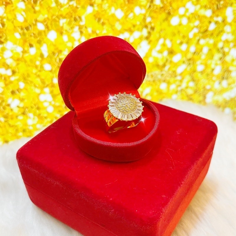 CINCIN MATAHARI BESAR DIAMOND COP 916 ( Emas bangkok / Emas korea 24k ...