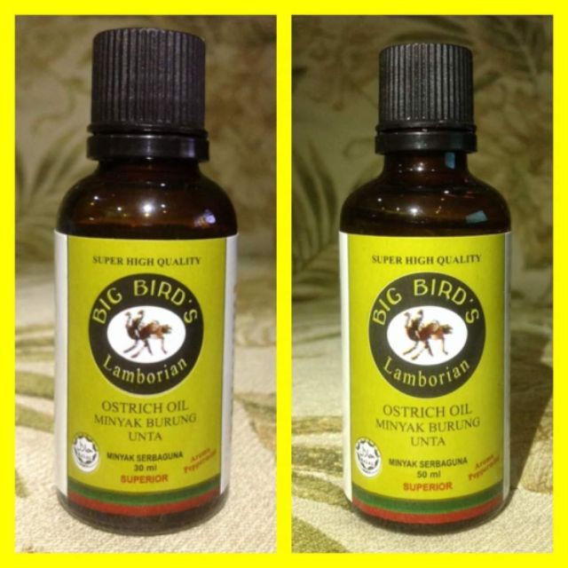 Minyak burung unta (serbaguna) | Shopee Malaysia