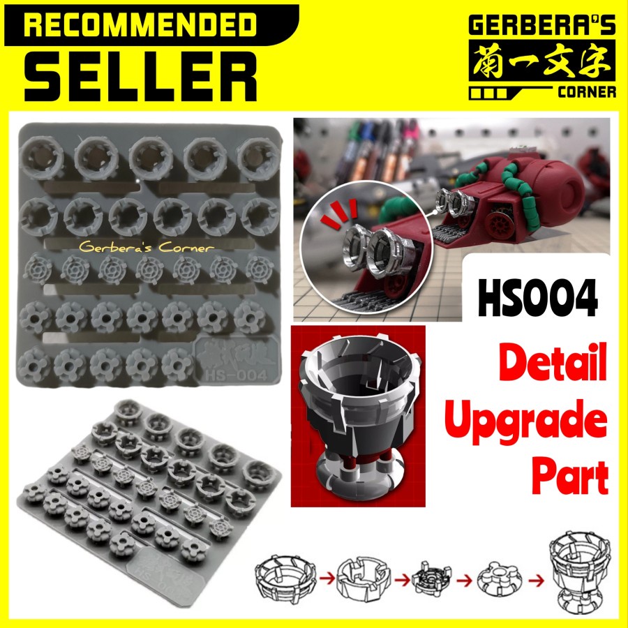 Detail Upgrade Parts HS004 Custom Detailing Gundam Plaplate PlaBeam ...
