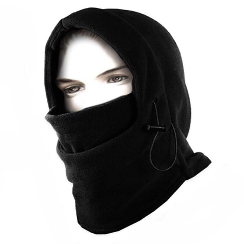 Fleece Full Face Motorcycle Mask Thermal Balaclava Swat (fits 55-62 cm ...