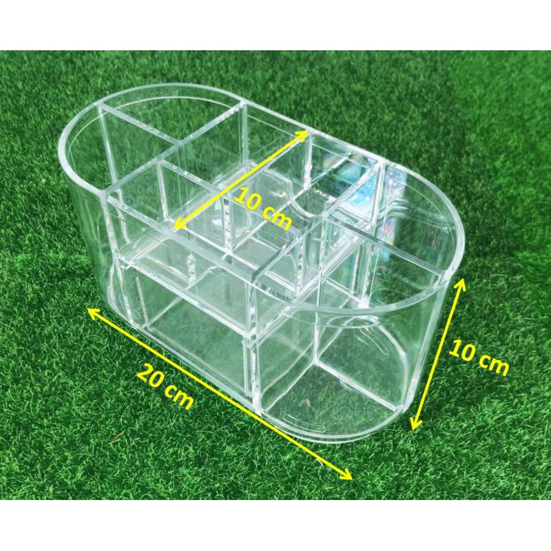 Transparent Acrylic Desk Organizer stationery holder office drawer ...