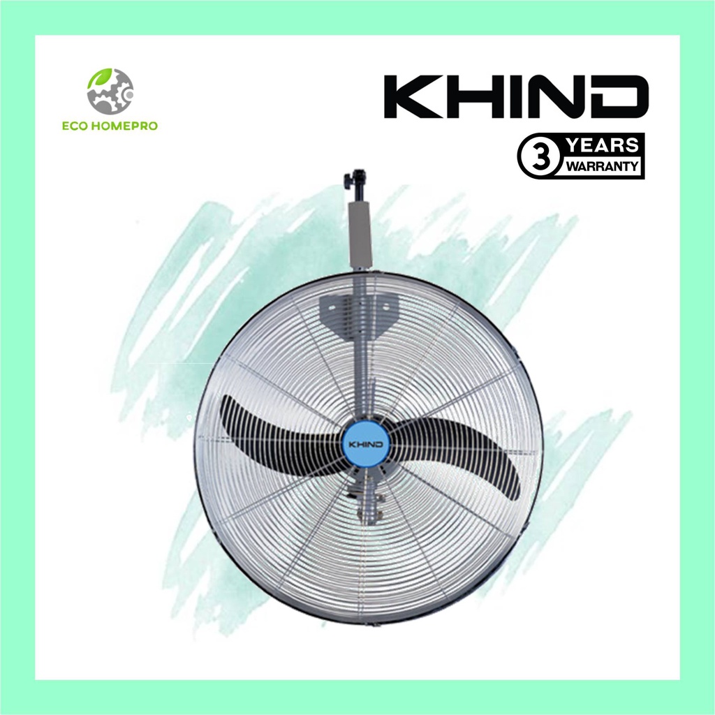 Khind 26" Industrial Wall Fan WF2602 (Grey) | Shopee Malaysia