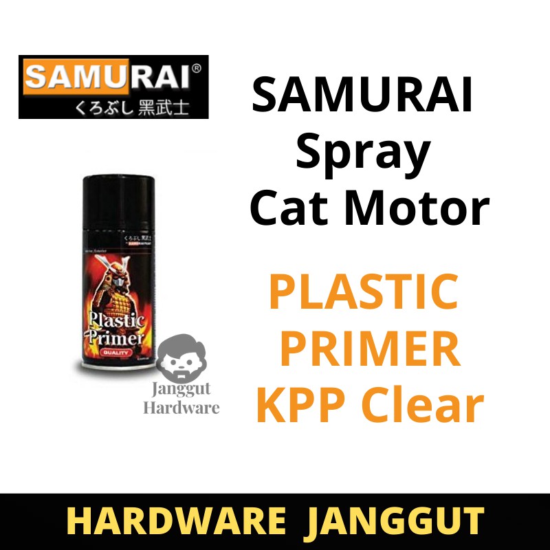 SAMURAI Spray (Plastic Primer KPP) AEROSOL Undercoat Plastic 300ml ...