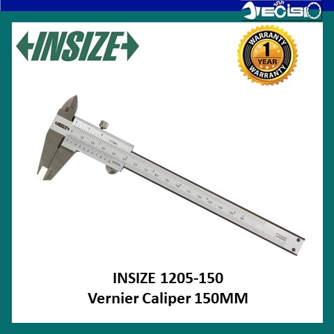 INSIZE 1205-150S VERNIER CALIPER 150MM (6") | Shopee Malaysia