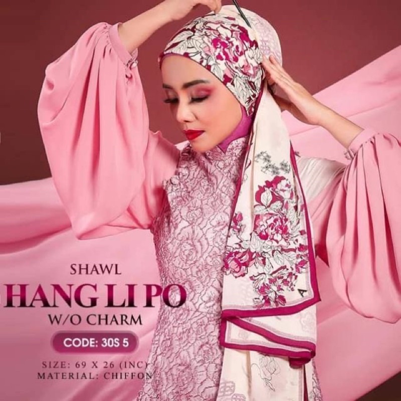 🧕🏻 { 🇲🇾 READY STOCK } Ariani Shawl Puteri Hang Li Po With Diamond ...