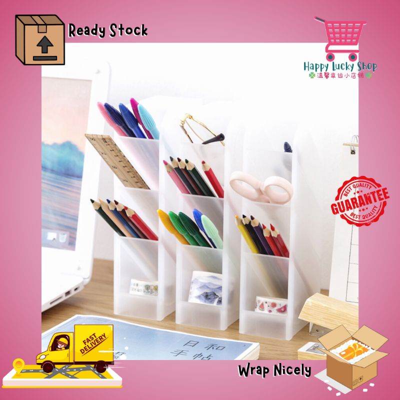 Kotak Simpan Pen Lutsinar (Pengurus Meja) | Shopee Malaysia