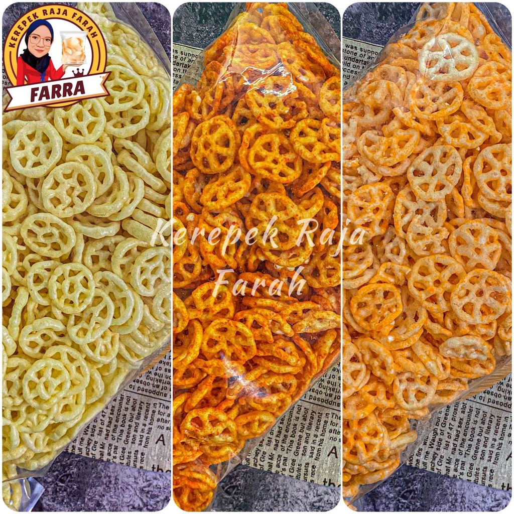 Keropok Roda 300g [Original/ Kari/ Cheese] 𝙆𝙚𝙧𝙚𝙥𝙚𝙠 𝙍𝙖𝙟𝙖 𝙁𝙖𝙧𝙖𝙝 𝙃𝙌 ...