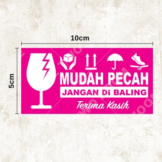 Fragile Sticker | Self Adhesive Sticker Label | Handle with Care Mudah ...