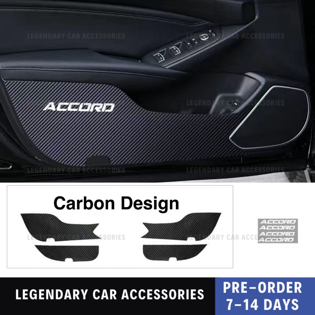 Honda Accord G9 G10 Anti Side Kick Sticker Anti Side Kick Carbon ...