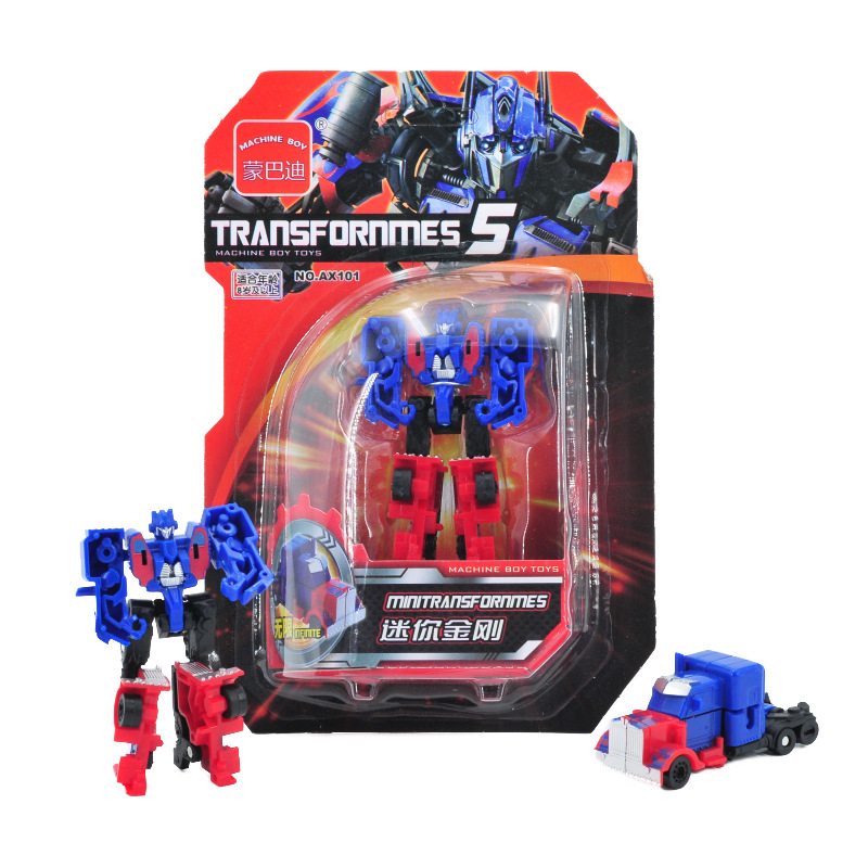 Mini Transformer Toy Optimus Prime Transformer Robots Action Figures ...