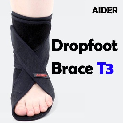 Aider Dropfoot Braces Type 3 - Foot Stabilizer Worn With Shoes, Prevent ...
