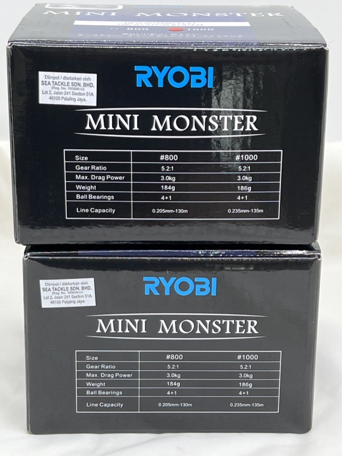 💫2022 RYOBI MINI MONSTER SPINNING REEL💫 | Shopee Malaysia