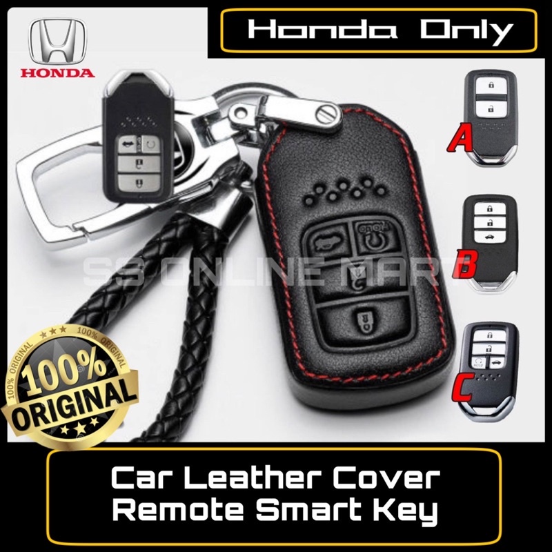Honda Civic Fc Accord BRV HRV CRV Jazz City Key Cover Leather Smart Key ...