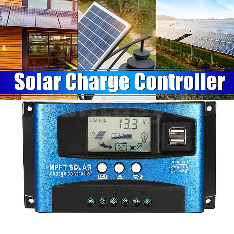MPPT Solar Panel Regulator Charge Controller Intelligent 40/50/60/100A ...