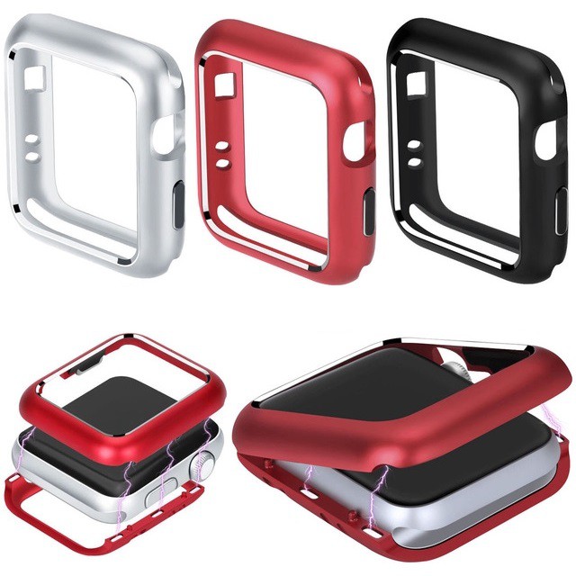 Magnetic Metal Frame Case (without screen) compatible for iWatch 45mm ...
