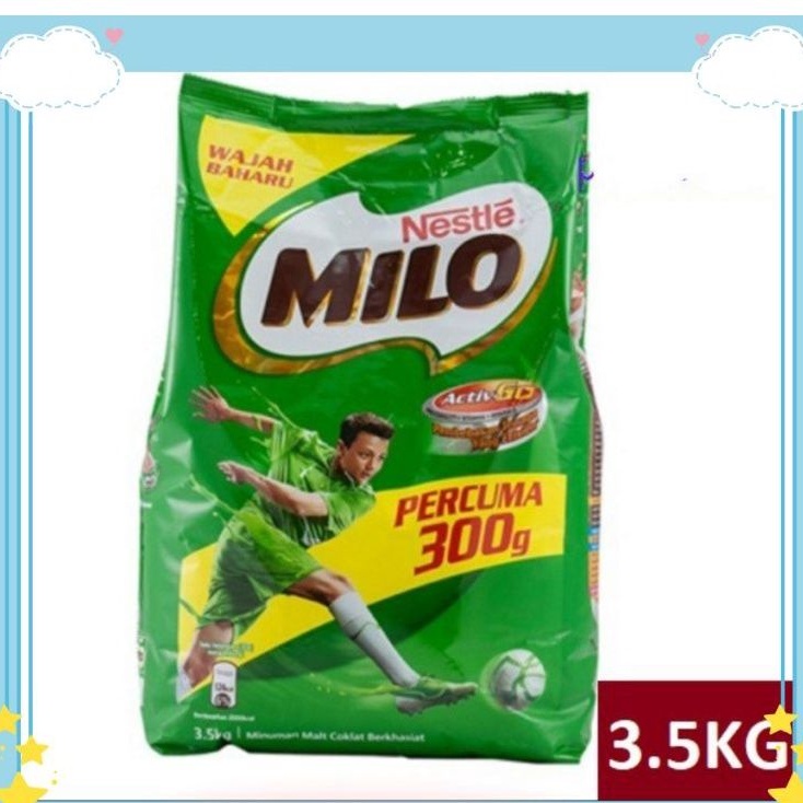 🔥Ready Stock🔥Milo Activ-Go Choc Malt Powder📌 3.5KG 📌(3.2kg+300g ...