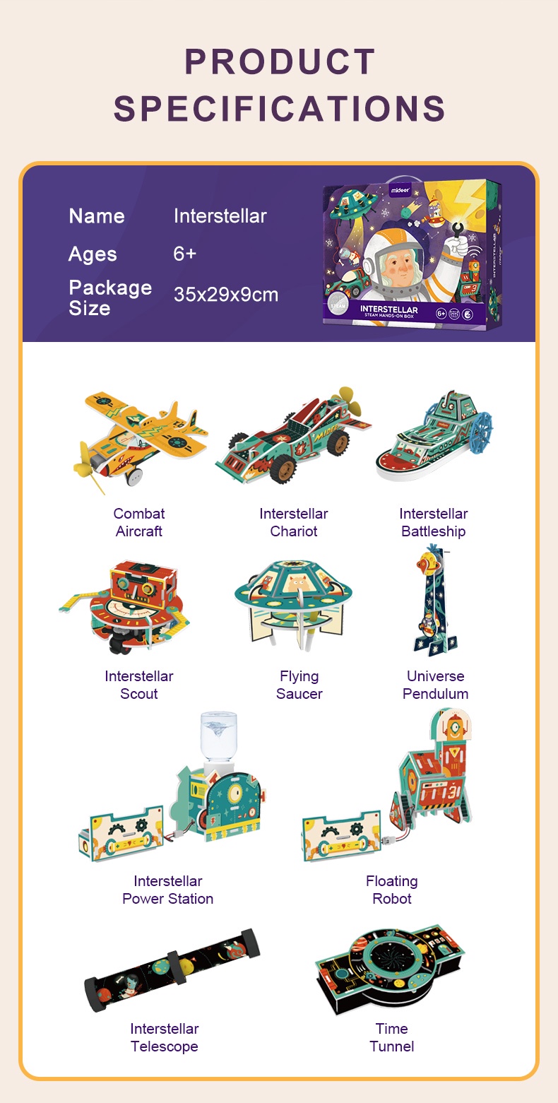 Mideer Stem Box Science Experiment Kit - Interstellar / Under The Star ...