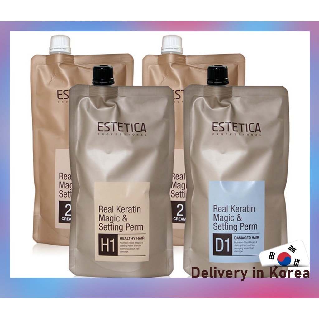 ESTETICA Real Keratin Magic & Setting Perm 500ml | Shopee Malaysia