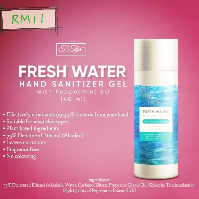 Hand Sanitizer (FRESH WATER HAND SANITIZER) | Shopee Malaysia