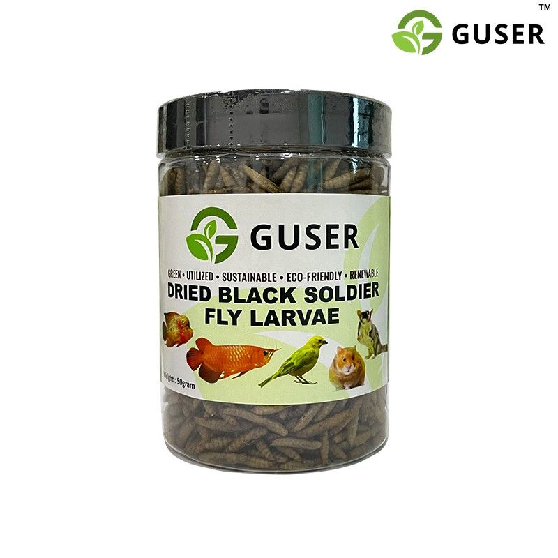 GUSER Dried Black Soldier Fly Larvae(BSFL)/Mealworm Alternative/Pet ...