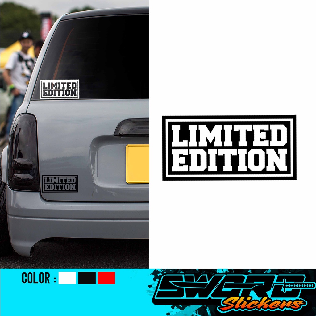 STIKER LIMITED EDITION 5 / STICKER LIMITED EDITION / STIKER KERETA ...
