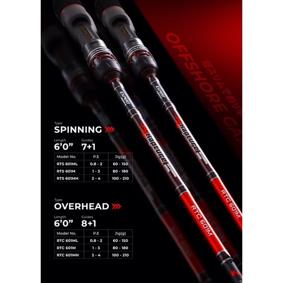 Expert Graphite Rapture Light Jigging Rod | Shopee Malaysia