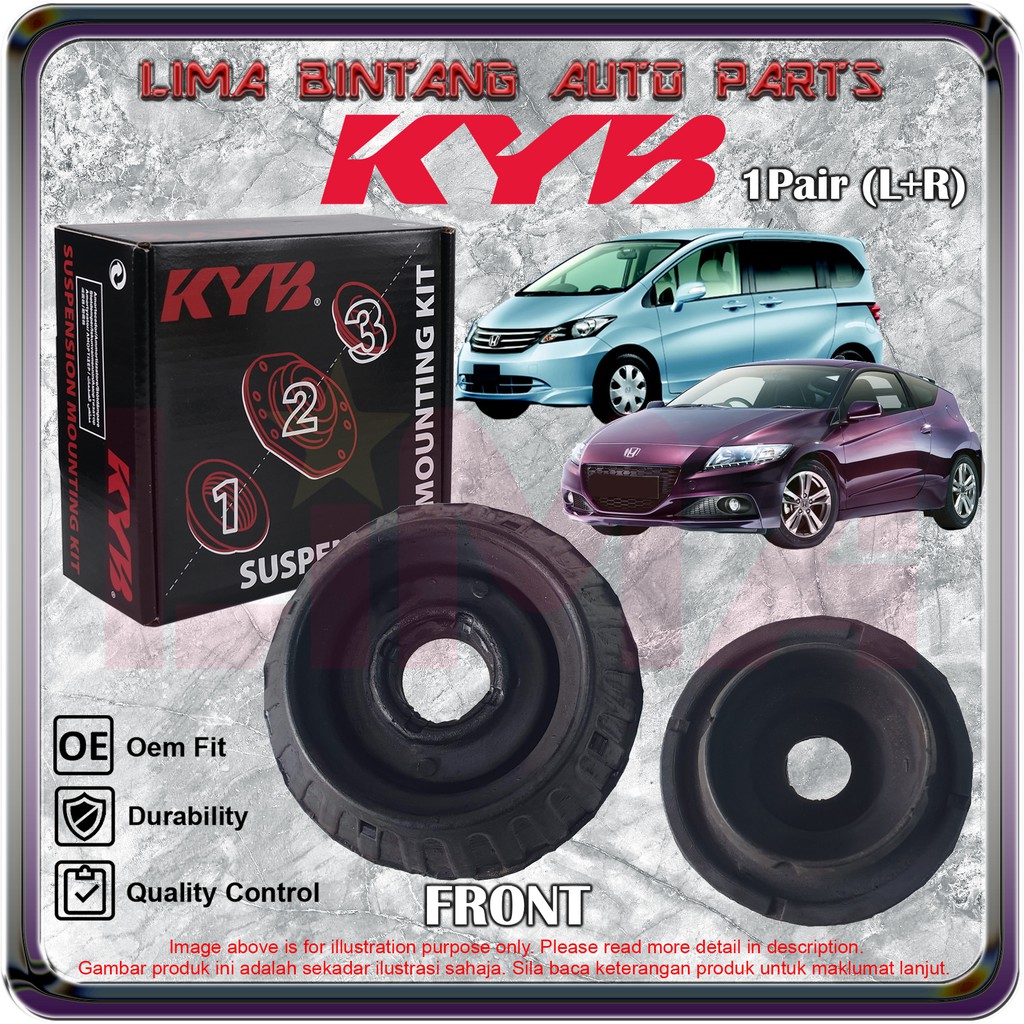 ( 1Pair ) Honda Crz , Freed GB3 Front Absorber Top Mounting , Strut Mount KAYABA KYB | Shopee ...