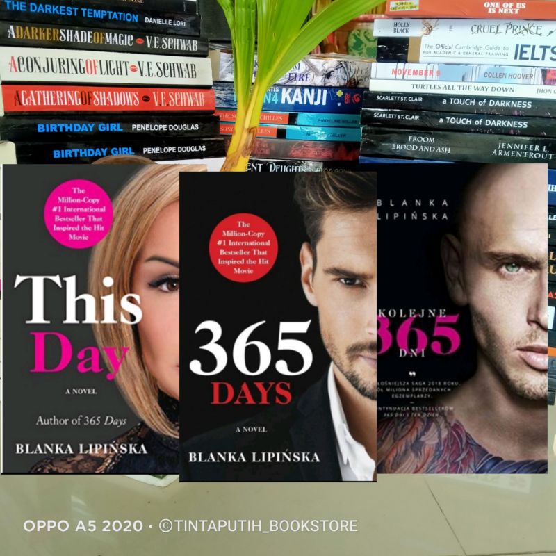 Best DEAL 365 DAYS Book 1,2,3 new A NOVEL BLANKA LIPINSKA LANGUGE ...